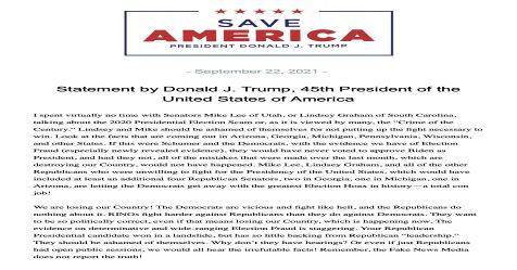 Statement From The Real President