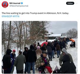 The Line For Trump