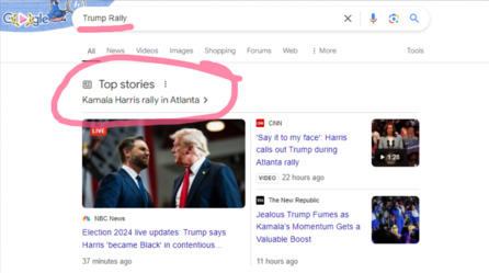 Google Election Interference