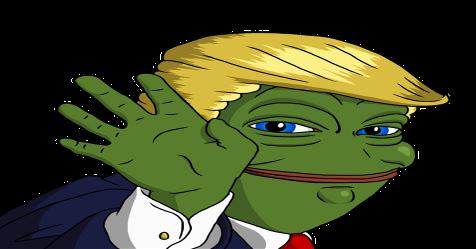 An Extra Shiny Trump Pepe