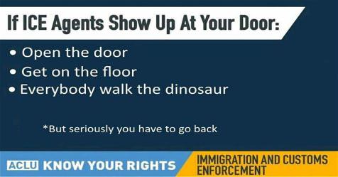Ice Agents Come To Your Door